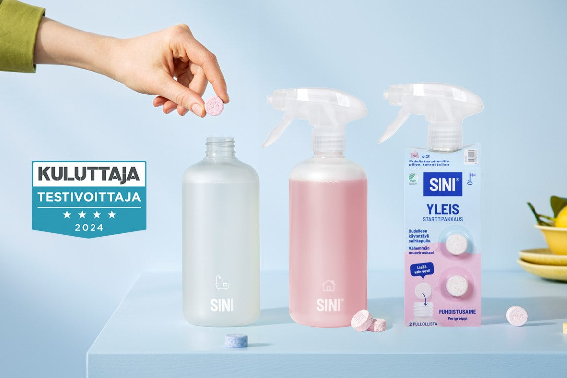 SINI | SINI Yleispuhdistusaine Kuluttaja-lehden testivoittajaksi ...