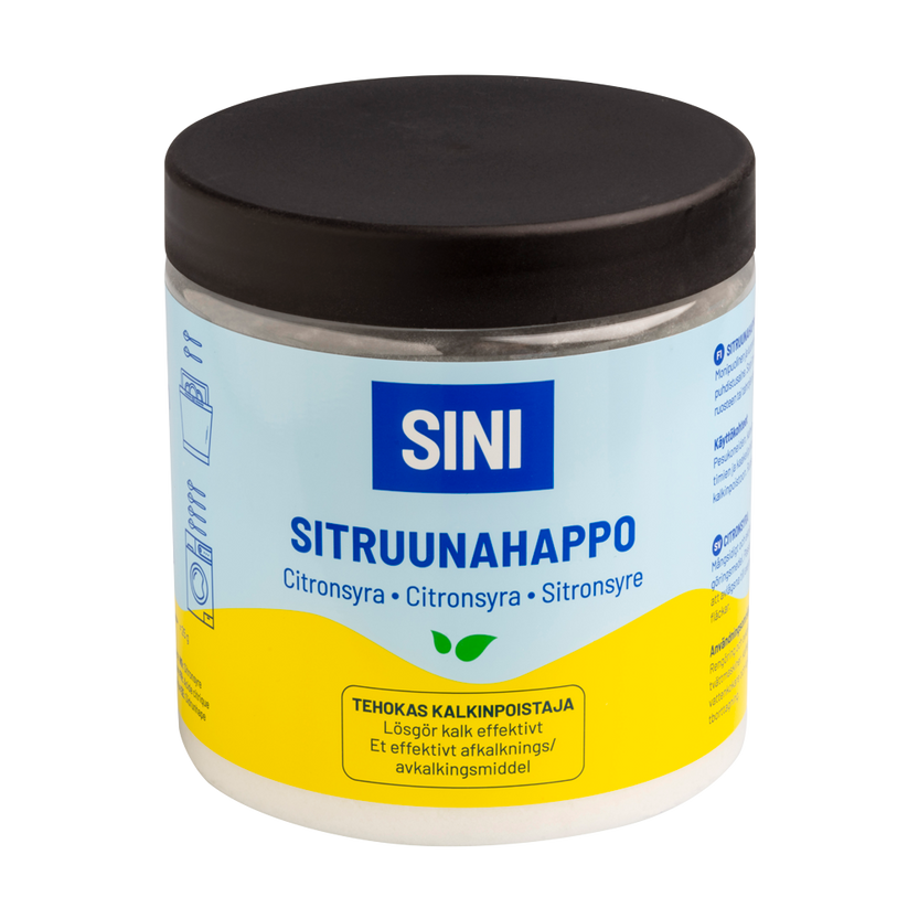 SINI | Sitruunahappo | Kalkin poistoon – SINI.FI